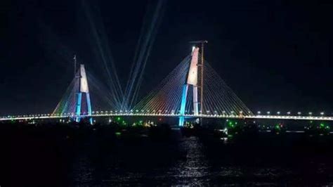 Gujarat Sudarshan Setu Indias Longest Cable Stayed Bridge