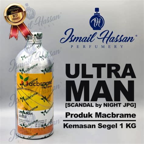 Jual Bibit Biang Parfum Ultra Man Produk MACBRAME Packing Segel 1Kg