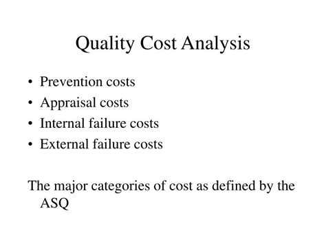 Cost Quality Analysis At Jasmine Hodges Blog