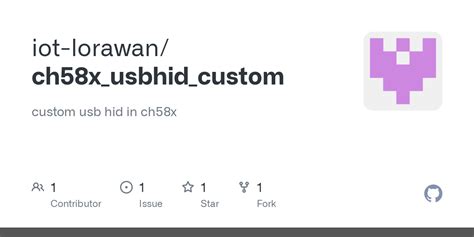 Github Iot Lorawanch58xusbhidcustom Custom Usb Hid In Ch58x