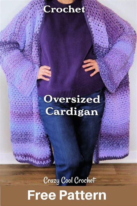 Crochet Oversized Cardigan Pattern Artofit