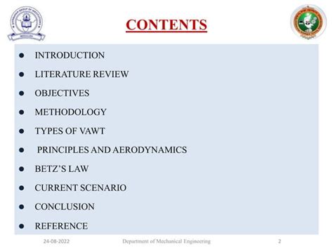 Technical Seminar On Vertical Axis Wind Turbines Pptx Physics Science