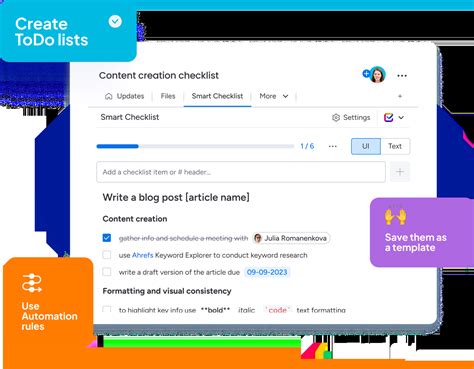 Smart Checklist For Monday TitanApps