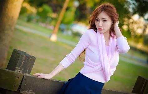Download Wallpaper Hair Skirt Blouse Asian Cutie Section Girls In