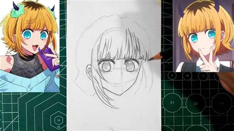 Anime Oshi No Ko Mem Cho Drawing Tutorial Youtube