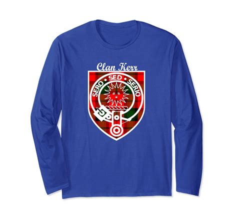 Kerr Surname Last Name Scottish Clan Tartan Badge Crest Ln Lntee