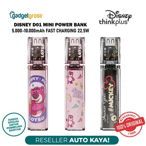 Jual Thinkplus X Disney D01 Mini Power Bank 225w Fast Charging Dual Port Type C Usb A Powerbank