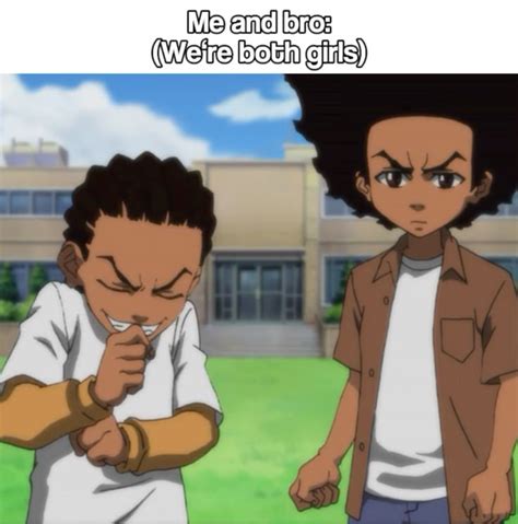 The Boondocks Huey And Riley Freeman Boondocks The Boondocks Cartoon