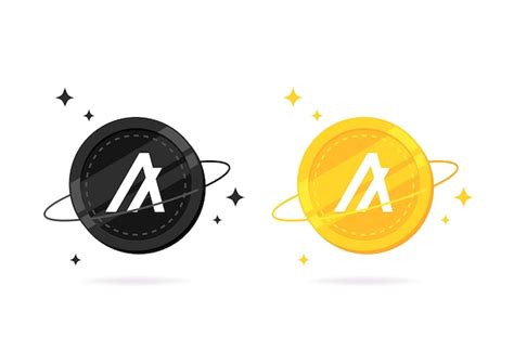 Premium Vector Algorand Algo Coin Flat Icon Isolated On White Background