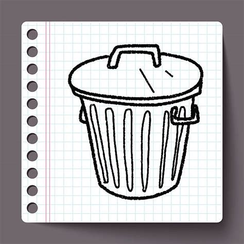 70 How To Draw A Garbage Can Backgrounds Stock Illustrations Royalty