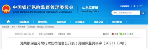 潍坊这家银行，被罚款50万！管理人民币支行