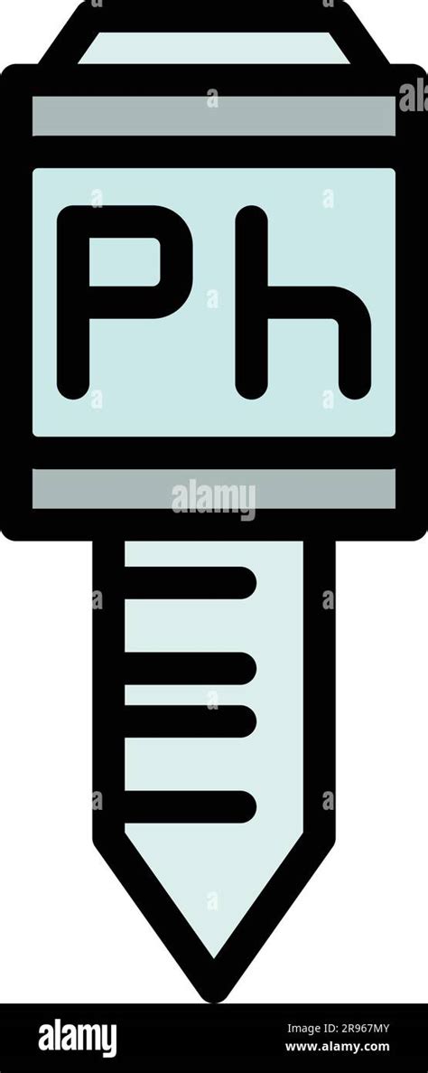 Ph Level Meter Icon Outline Ph Level Meter Vector Icon For Web Design