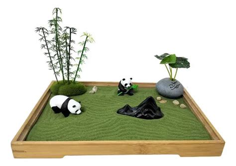 Pananda Decorativa 28x19cm Para Escritório Frete Grátis