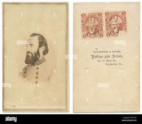 A Portrait Of General Thomas Jonathan Stonewall Jackson A