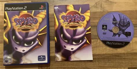 Spyro Enter The Dragonfly Sony Playstation 2 Ps2 Complete Pal Black