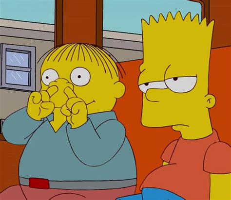 Ralph Wiggum And Bart Simpson Los Simpsons Los Simpson