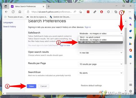How To Turn Off Safe Search In Google Bing And Yahoo WinBuzzer