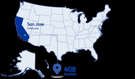 408 Area Code In California Location Time Zone And Numbers