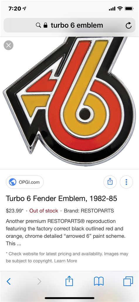 Turbo 6 Emblem Turbo Buick Forum Buick Grand National T Type