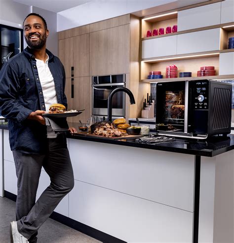 GE Profile Smart Indoor Smoker With Active Smoke Filtration GE