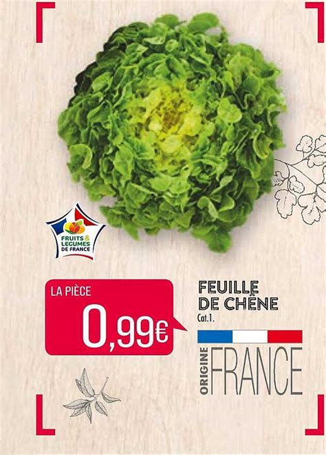 Promo Feuille De Chêne Chez Match Icatalogue Fr