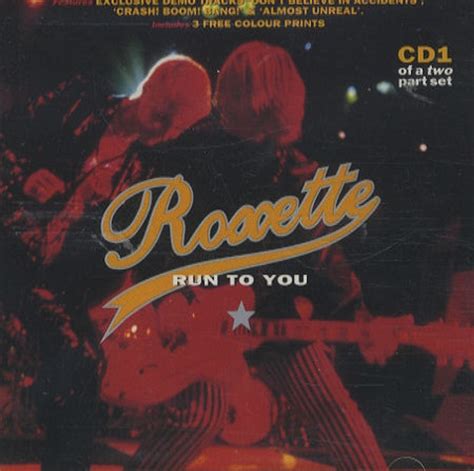 Roxette Run To You Prints Uk Cd Single —