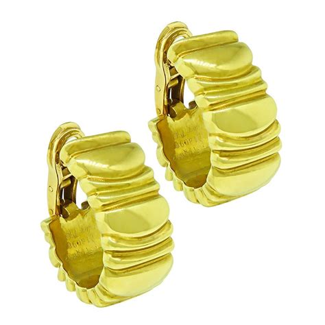 Cartier Diamond Gold Love Earrings At 1stdibs Cartier Love Huggies