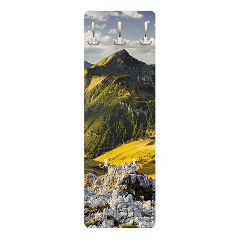 Bilderdepot24 Garderobenpaneel Grün Landhaus Natur Weltall Himmel