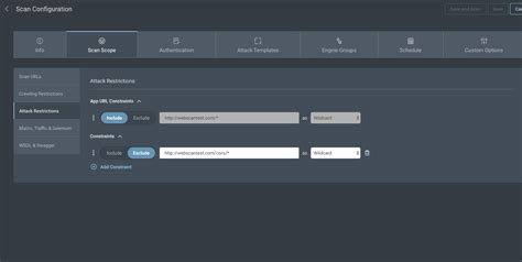 How To Use Scan Scope Application Security Documentation