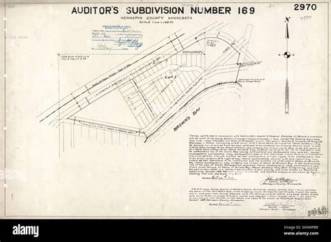Detailing Boundaries And Property Classifications As Recorded In Hennepin County Hi Res Stock