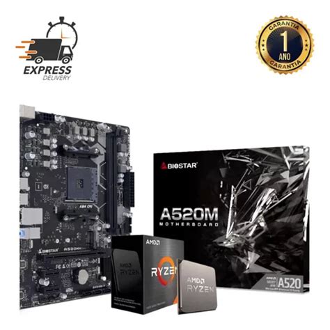 Kit Upgrade Gamer A520m Am4 Cpu Amd Ryzen 7 5700x Parcelamento Sem Juros