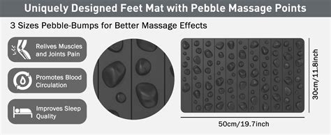 Portable Foot Acupressure Mat Foldable Foot Massager Mat Pressure