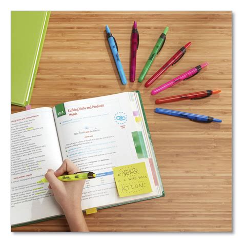 Sharpie® Retractable Highlighters With Storage Pouch Assorted Ink