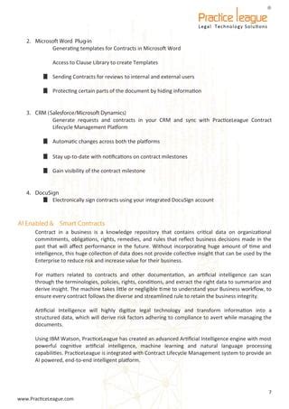 PracticeLeague Contract Lifecycle Management PDF