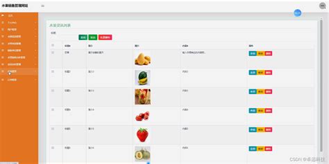 Java毕设项目水果销售管理网站（javavuemybatismavenmysql）论文javavue2的水果销售平台 Csdn博客