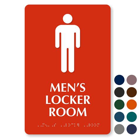 Locker Room Signs Men And Women Locker Room Signs