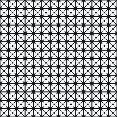 Square Monochrome Seamless Geometrical Pattern Stock Vector Illustration Of Tile Background