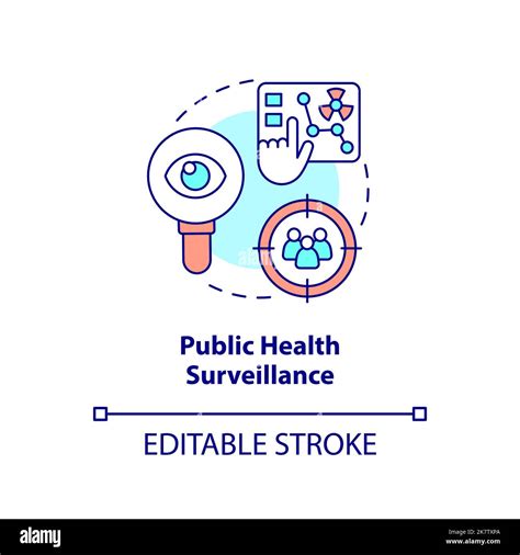 Public Health Surveillance Concept Icon Stock Vector Image And Art Alamy