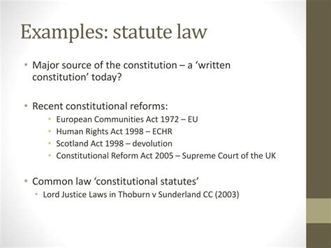 Ppt The British Constitution Language And Sources Powerpoint