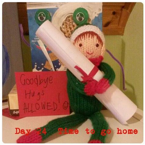 Goodbye Hugs Allowed Elf Antics Collage