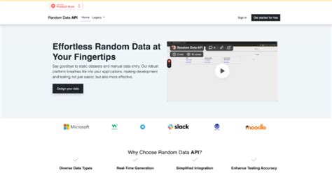 Random Data Api Pitchwall