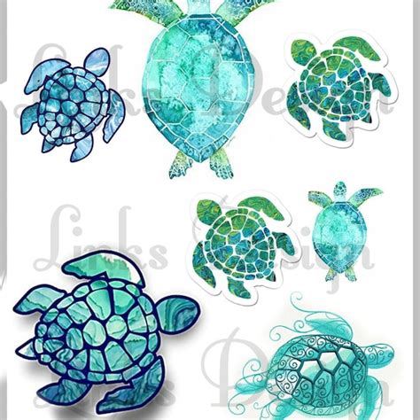 Sea Glass Watercolor Etsy