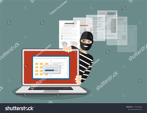 Data Phishing Hacker Attack Thief Hacker Stock Vector Royalty Free 1159354582 Shutterstock