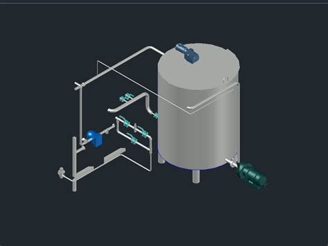 Tanque Agitador Em Autocad Baixar Cad 78627 Kb Bibliocad