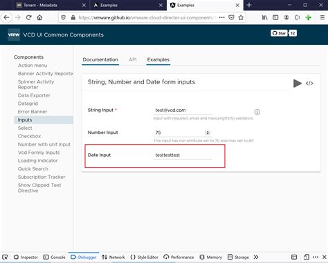 No Validation Message Shown For Vcd Form Input With Typedatetime Local