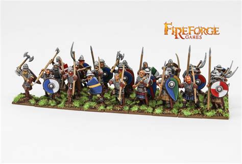 Fireforge S Scandinavian Infantry Finalised And Ready For Battle