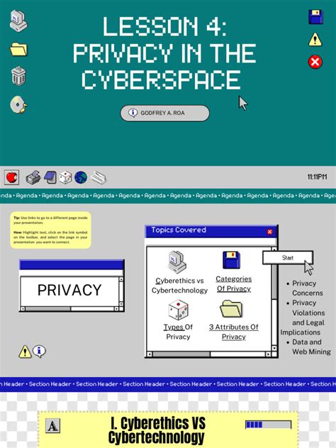 Lesson 4 Soc Prof Privacy In The Cyberspace Pdf Privacy Computing
