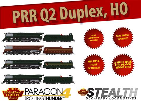 Order Deadline Approaching Ho Scale Prr Q2 Duplex