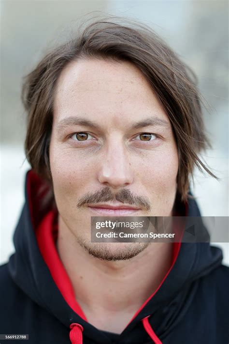 Australian Snowboarder Alex Chumpy Pullin Poses During A Portrait