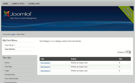 How To Link To A Category In A Joomla Menu Inmotion Hosting
